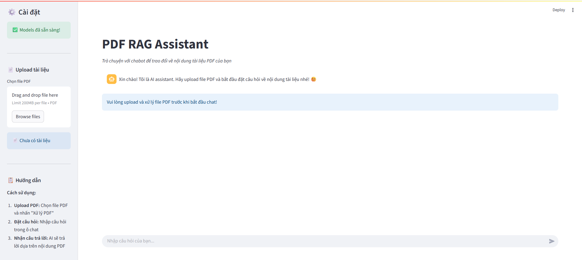 Module 1: Ứng dụng RAG trong việc hỏi đáp tài liệu bài học AIO - MIX002’s Homepage