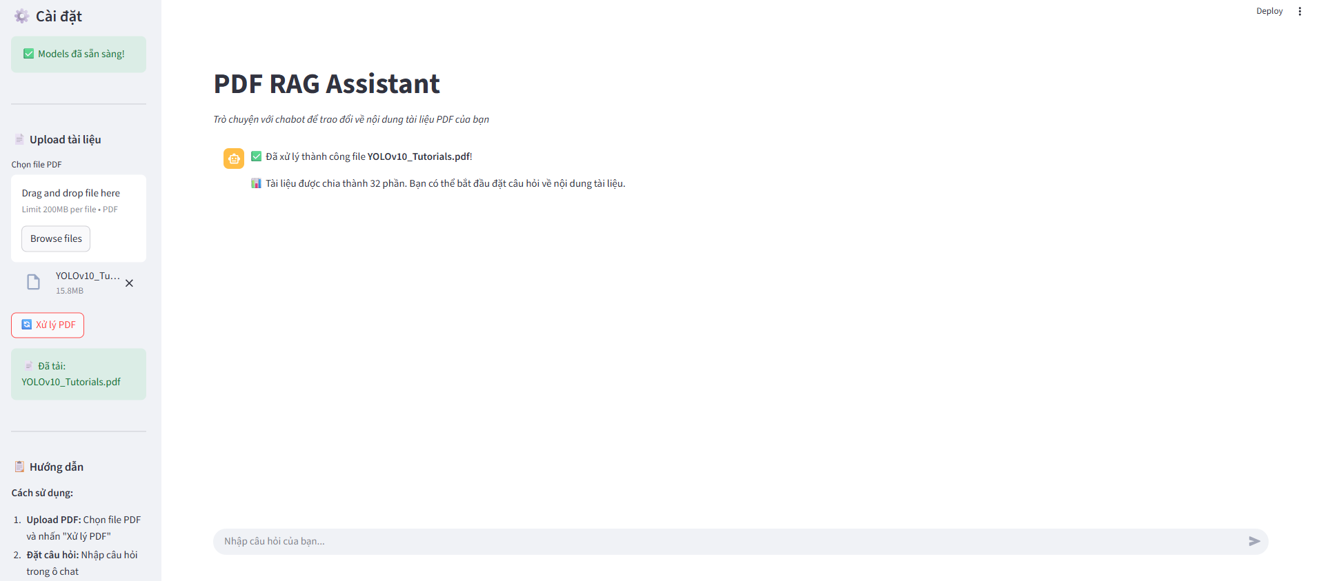 Module 1: Ứng dụng RAG trong việc hỏi đáp tài liệu bài học AIO - MIX002’s Homepage